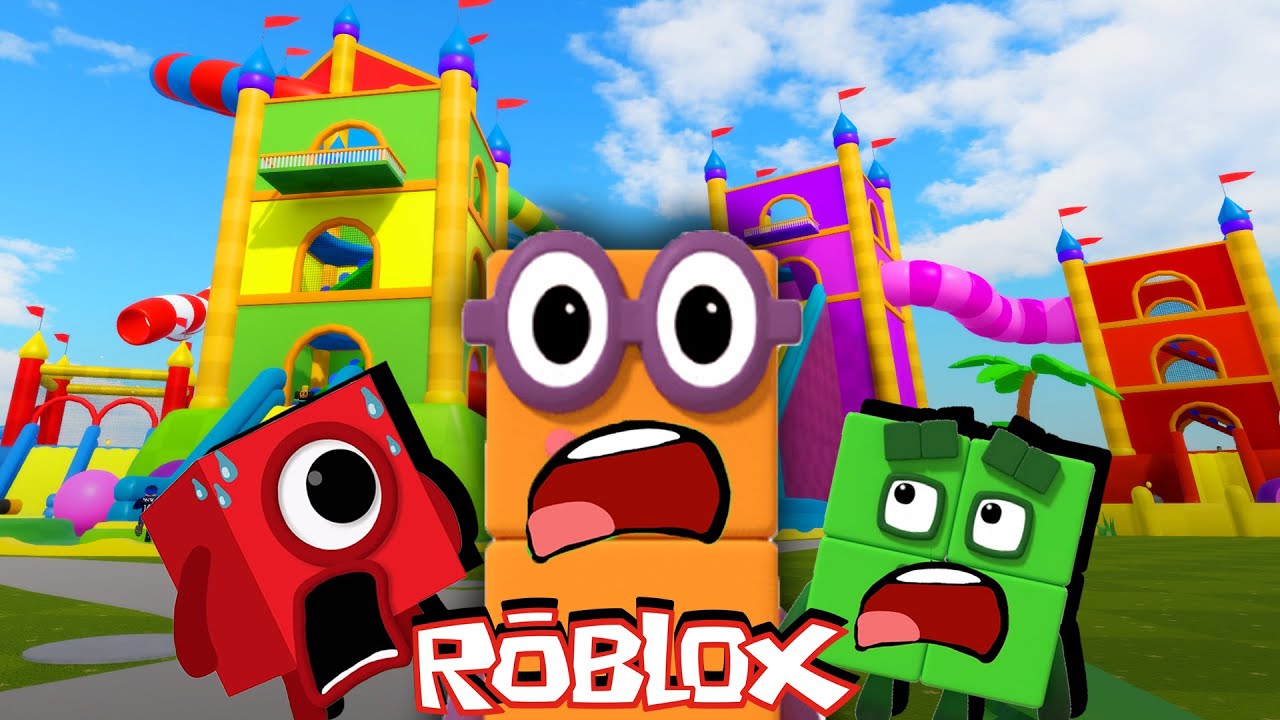 Numberblocks PLAY Bouncy Castle in Roblox! - YouTube