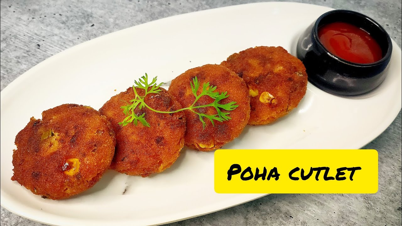 Poha Veg cheese Cutlet | Easiest Cutlet Recipe Ever | how to make ...