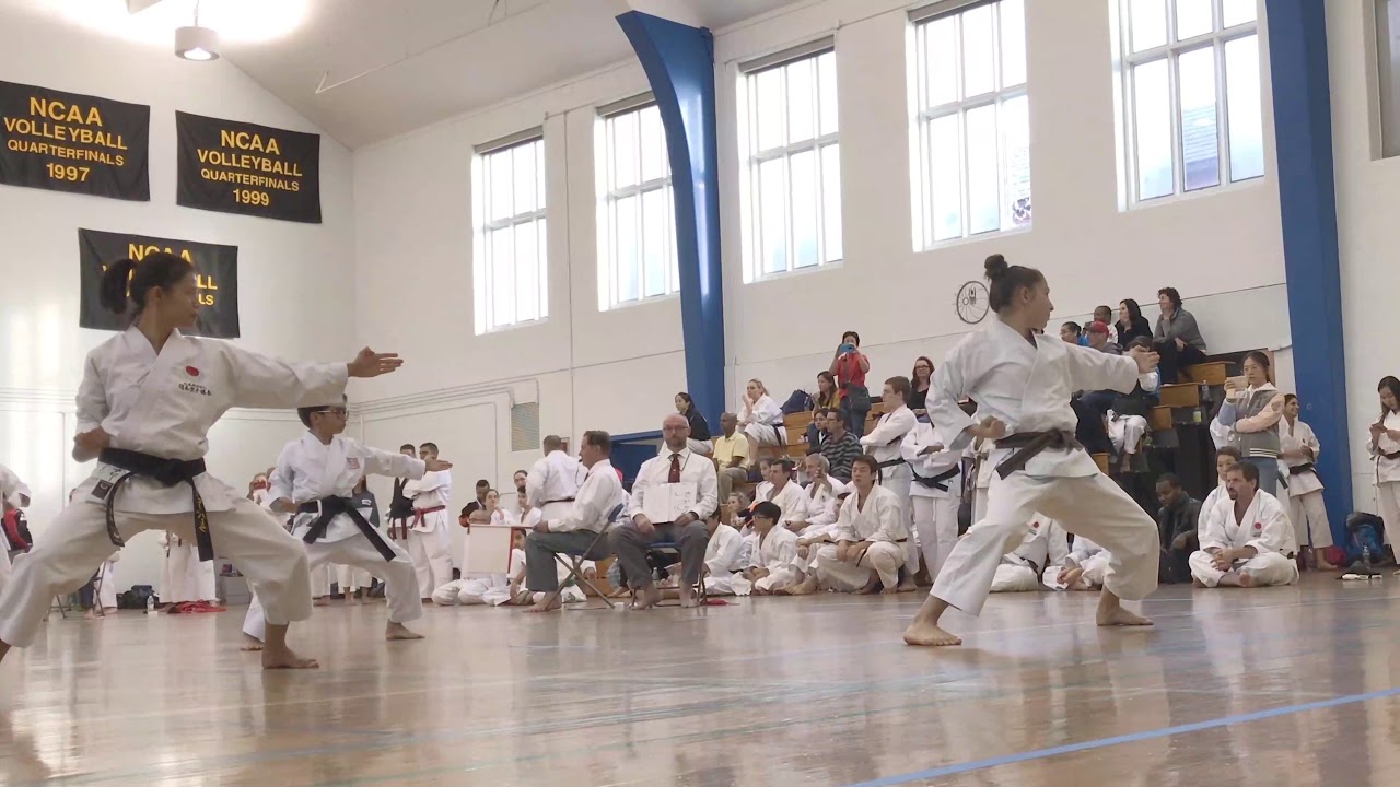 2017 JKA SKDI Fall Championships - JKA Montville Team Kata (Bassai Dai ...