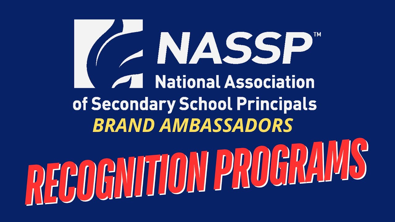 NASSP Mark Erlenwein Recognition Programs Best Res - YouTube