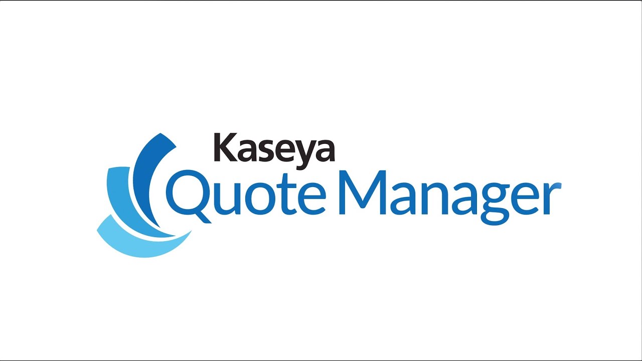 Introducing Kaseya Quote Manager - YouTube