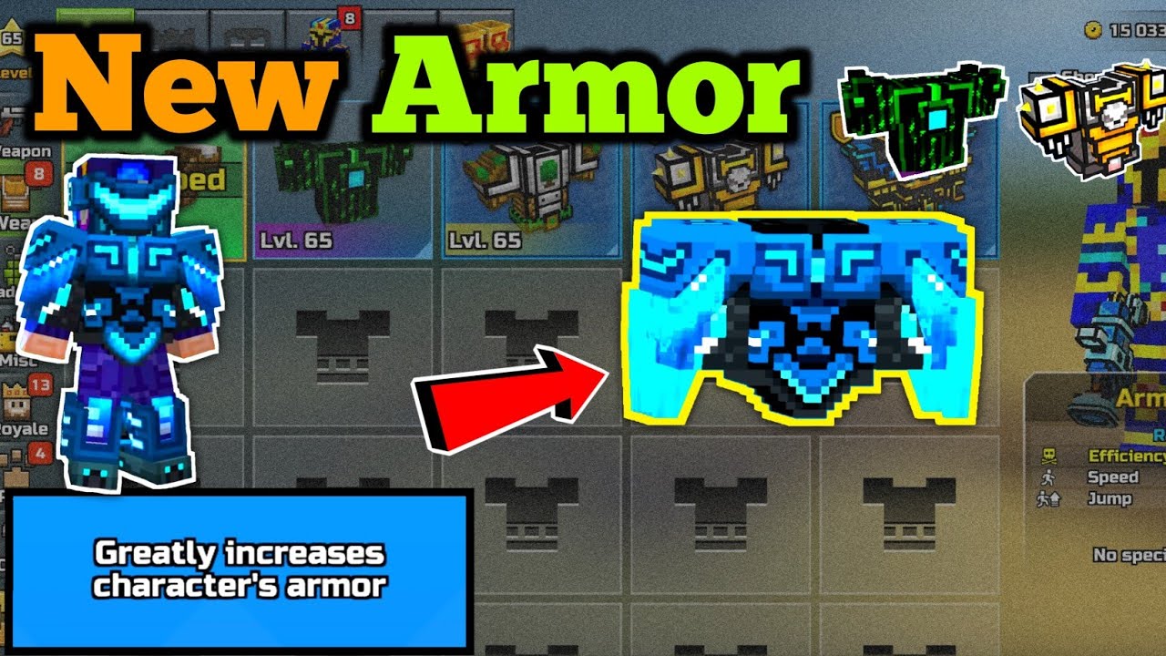 Ultimate Defense Armor Test Best Armor Pixel Gun 3d Youtube