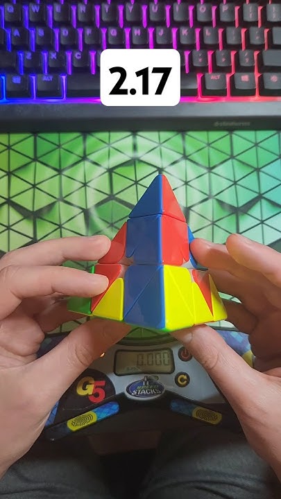 Pyraminx Solve of the Day 5/26 - 2.17 #rubikscube #pyraminx #cubing ## ...