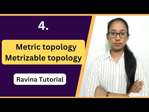 Metric topology | Metrizable topology | BSc/ MSc Mathematics | Ravina Tutorial - YouTube