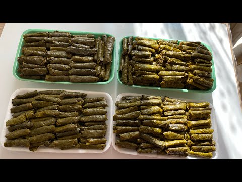 Bu yöntemle pirinçler asla kırılmıyor‼️Dondurucuda yaprak sarma nasıl saklanır‼️Sarma tarifi #tarif