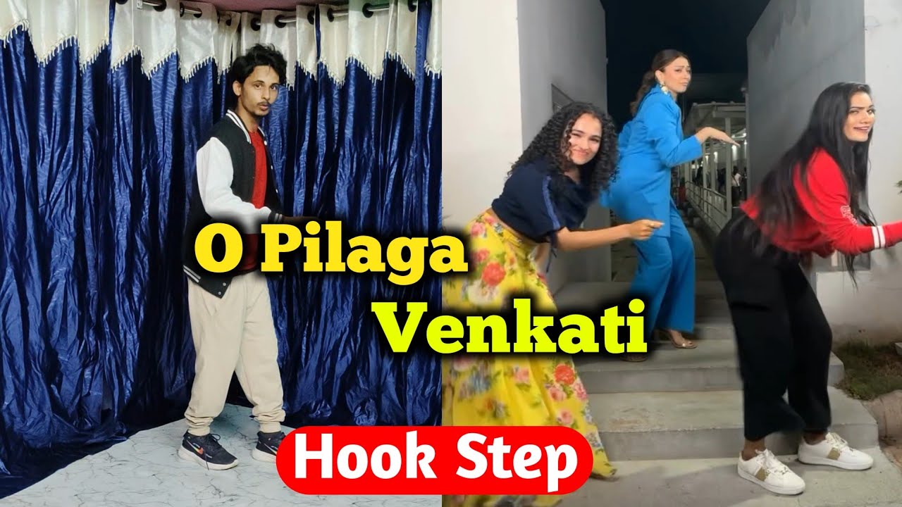 O Pilaga Venkati Viral Hook Step Dance Tutorial - Step By Step - YouTube