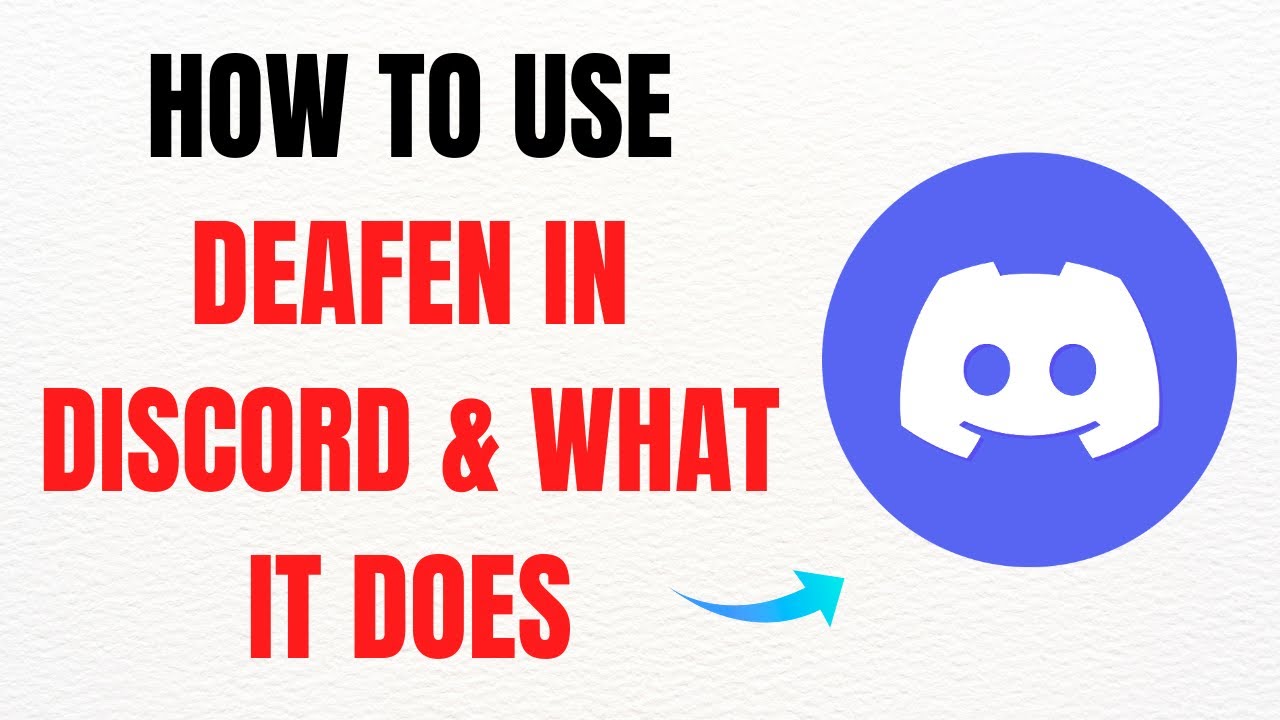 How to Use Deafen in Discord & What It Does – Full Guide - YouTube
