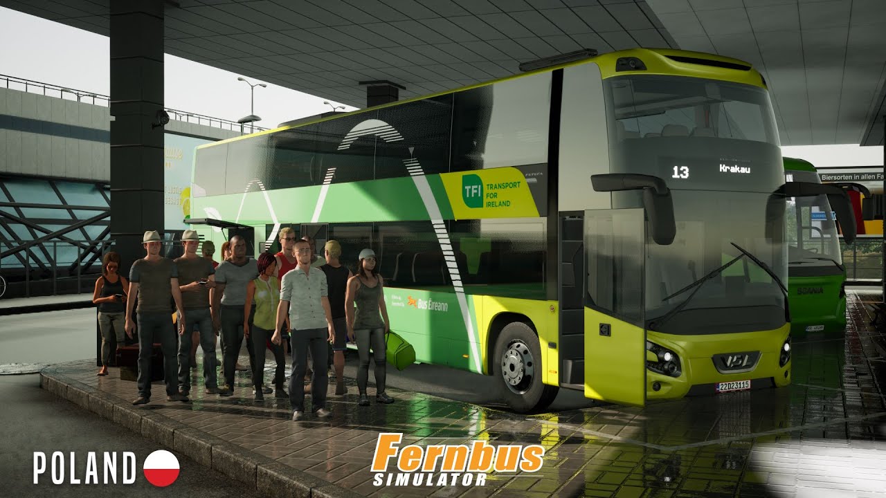 Fernbus Coach Simulator - Poland | Katowice to Krakow | VDL - YouTube