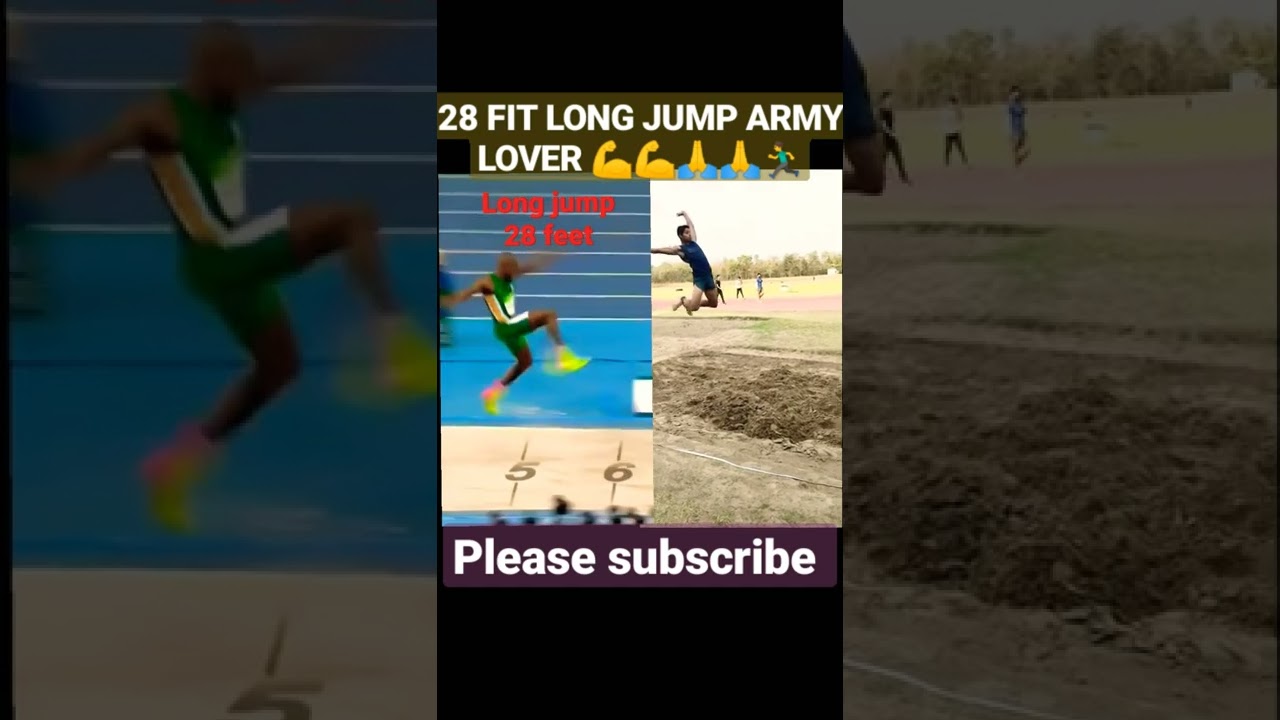 28 FIT 😲😲😂LONG💪💪🙏 JUMP ARMY LOVER LONG JUMPING #SHORT VIDEO #VIRAL # ...