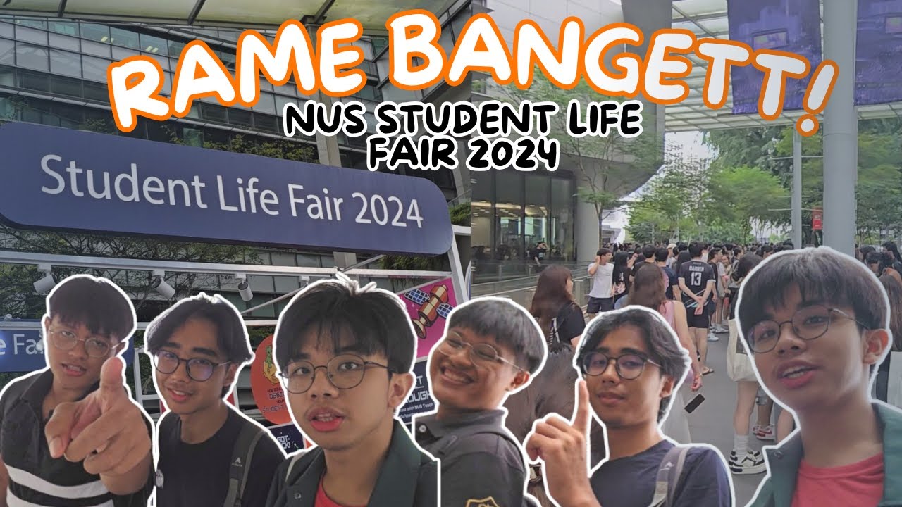 RAME BANGETT !! ... NUS Student Life Fair 2024 [K-LOG] - YouTube