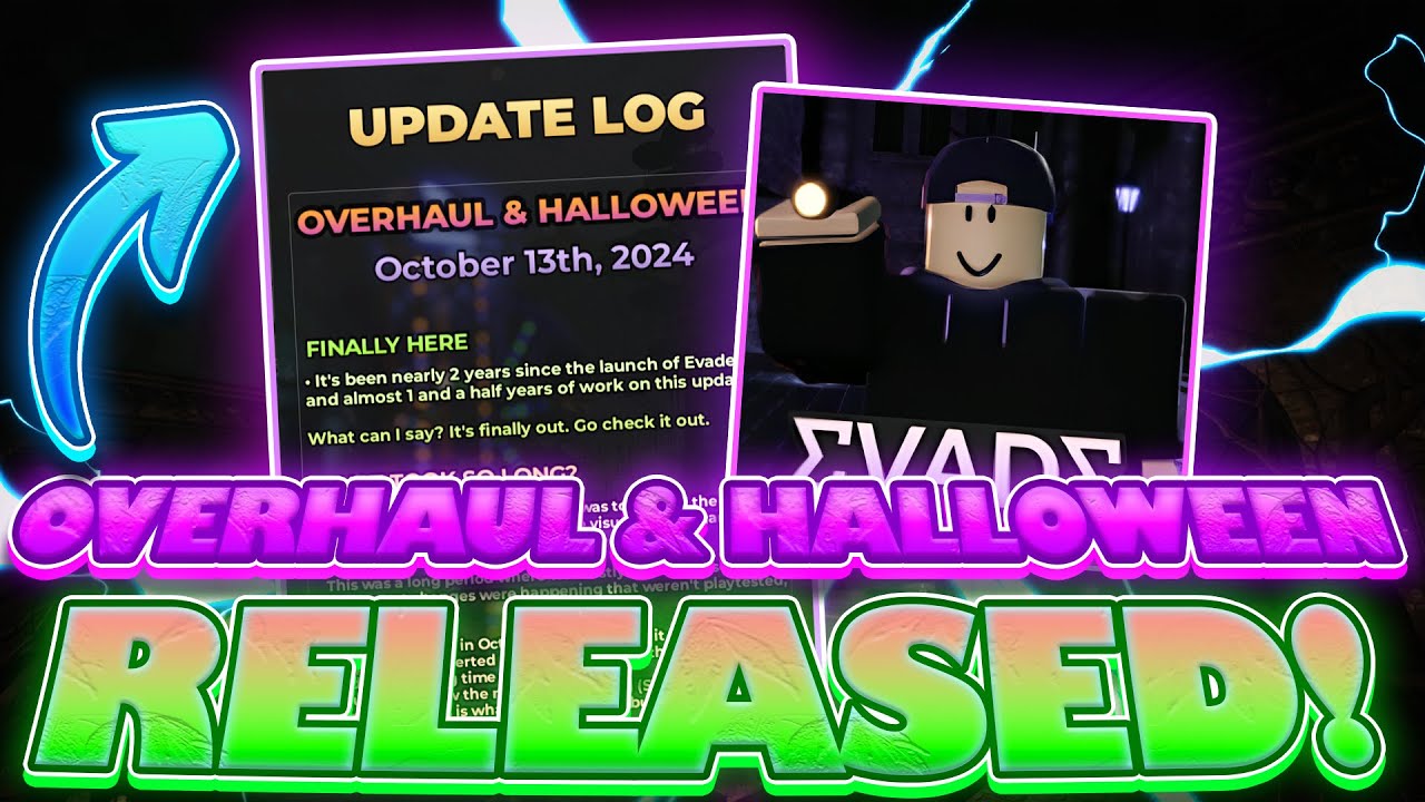 The OVERHAUL & HALLOWEEN UPDATE IS HERE! | Evade - YouTube