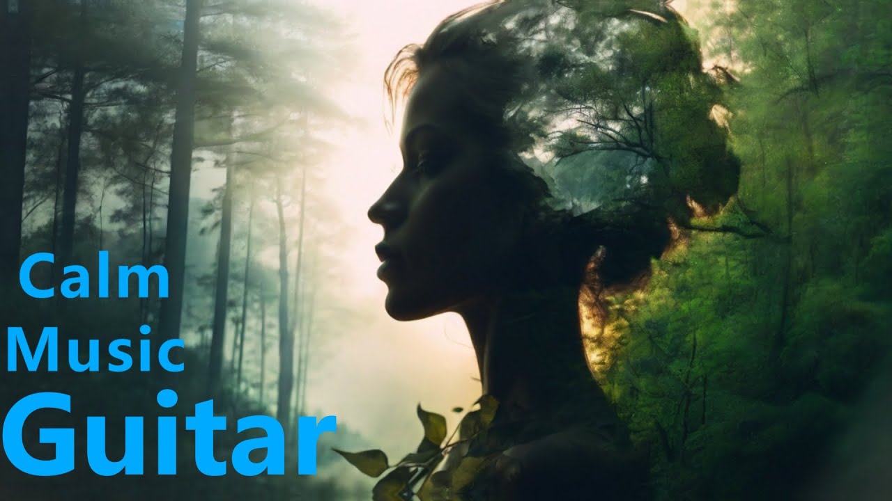 Visualization Music of The Calm Background Guitar Melody to a beautiful ...