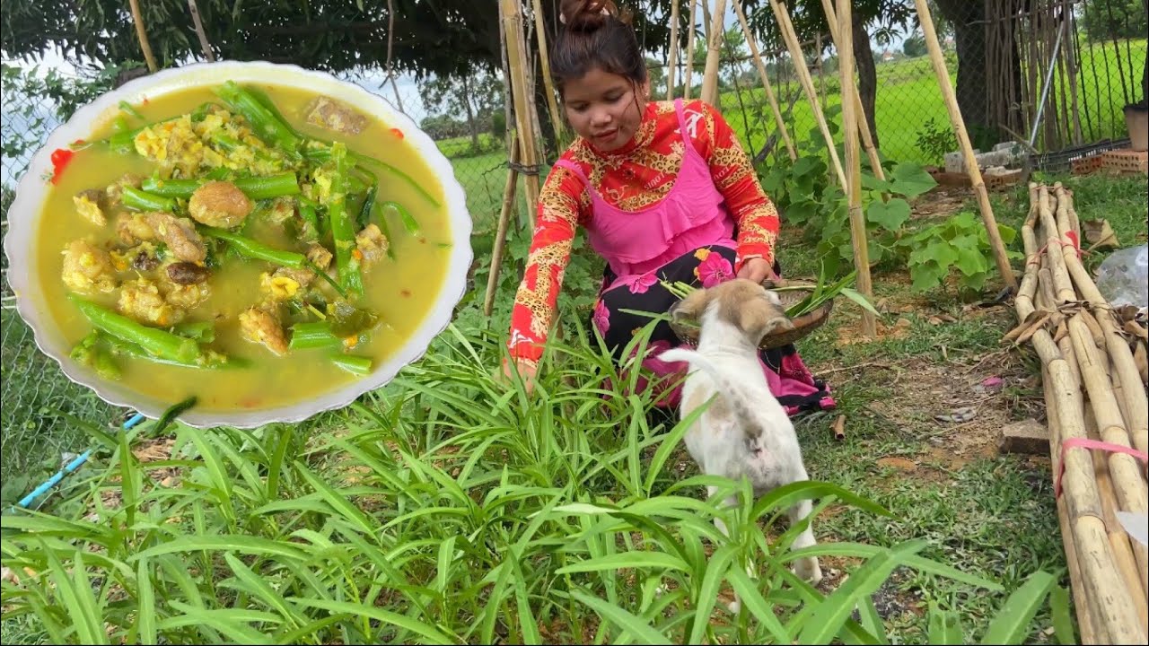 Country style cooking pork with trakoun recipe and eat yummy - Amazing ...