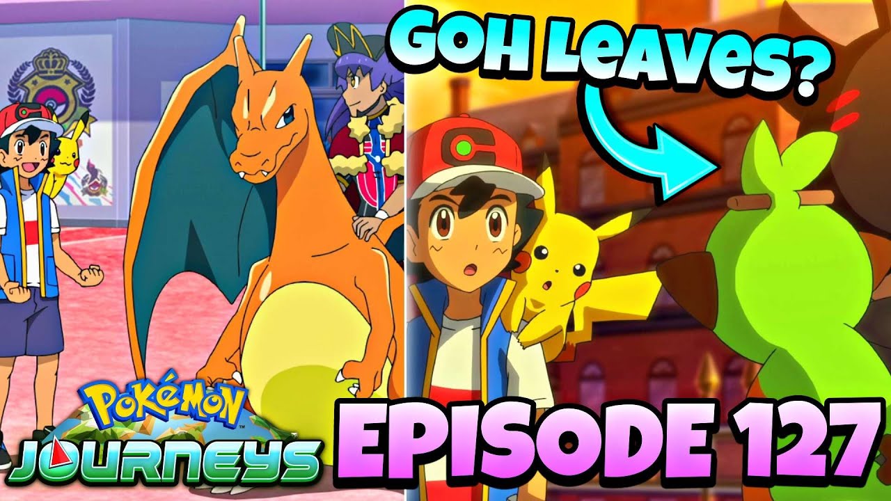 Goh LEAVES The Anime?! Ash vs Leon with ETERNATUS😱| Pokémon Journeys ...