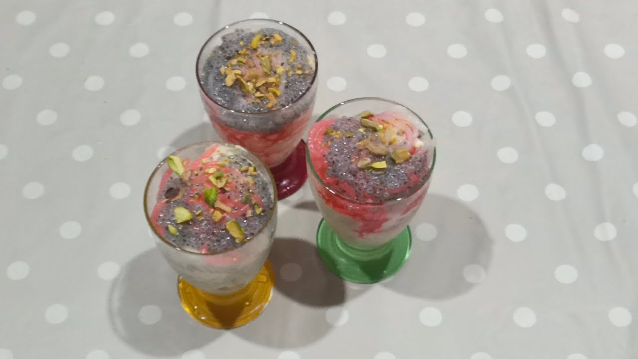 Falooda فالودہ Recipe Homemade | By Ghoga Village Food - YouTube