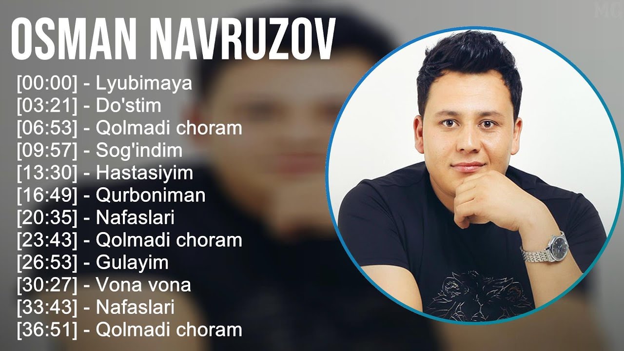 Osman Navruzov 2025 MIX Top Hits Lyubimaya, Do'stim, Qolmadi choram ...