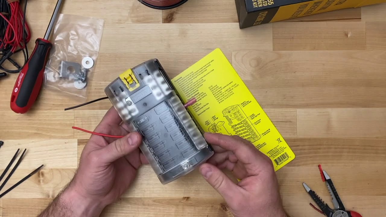 BLUE SEA SYSTEMS Fuse Block, Unboxing and Overview for electrical setup ...