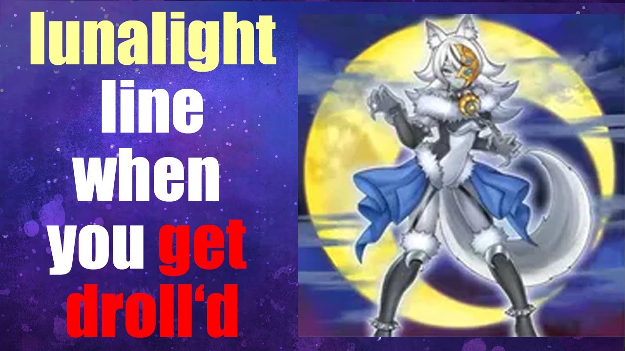 Play this lunalight line if you get DROLL'D! yugioh combo - YouTube