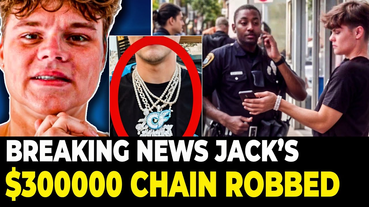 JACK DOHERTY ROBBED! $300K CHAIN SNATCHED IN FRONT OF BODYGUARD! - YouTube