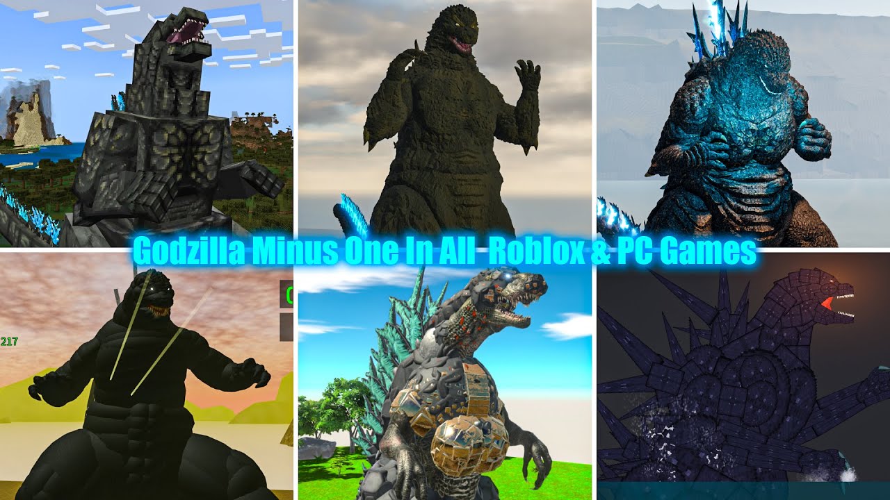 Godzilla Minus One Evolution On All Roblox & PC Games - YouTube