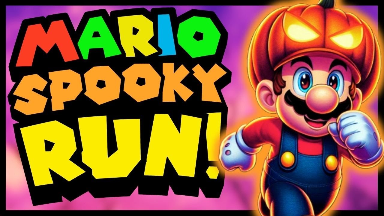🎃 Mario Spooky Run 🎃 Halloween Brain Break 🎃 Just Dance 🎃 Mario Run ...