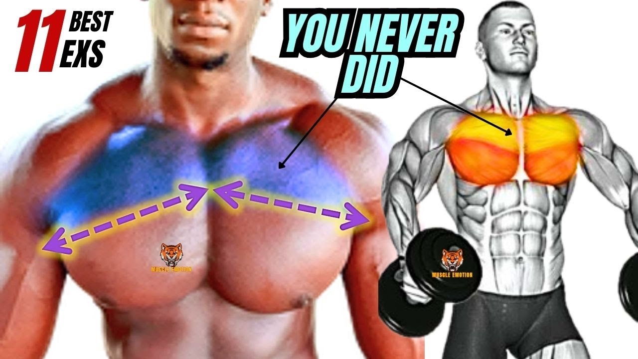 11 BEST UPPER CHEST WORKOUT THAT YOU NEEVR DID AT GYM - YouTube