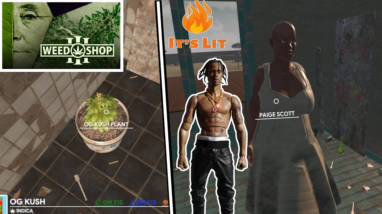 Frau von Travis Scott bedient 😍 | Weed Shop 3 | Let's Play - YouTube