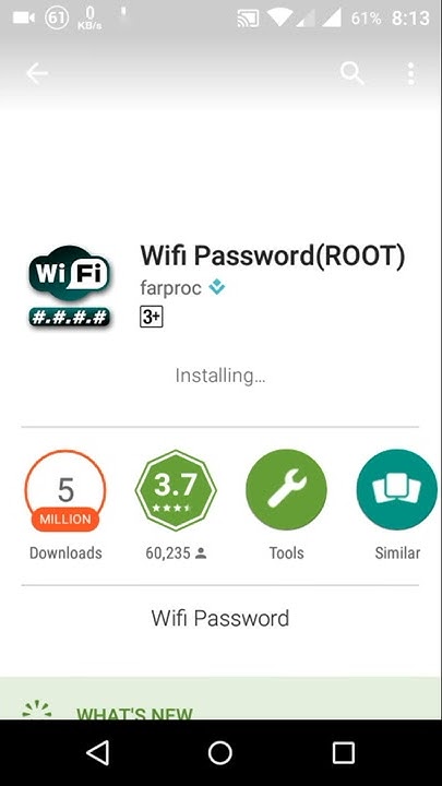 How to Know Hidden WiFi Password using Android App Video? - YouTube