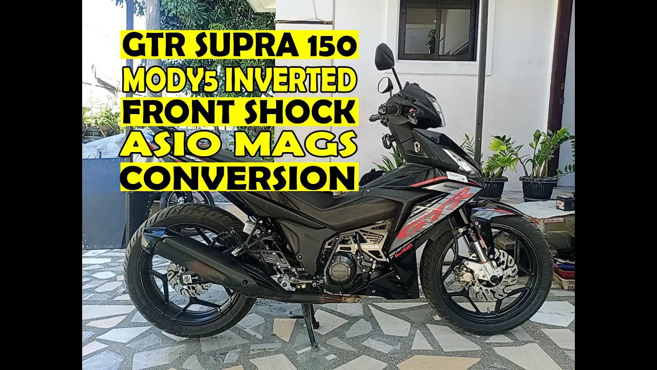 Gtr Supra 150 with Mody5 Inverted Front Shock and Asio Mags.. - YouTube