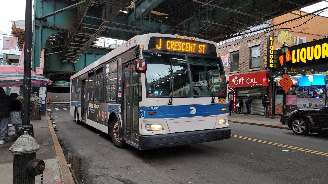 MTA Orion VII EPA10 Bus #7039 On The J90 Shuttle Route At Jamaica ...