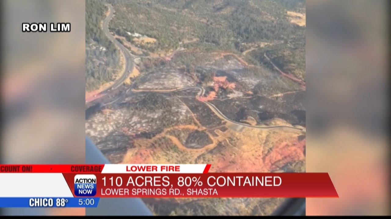 Lower Fire: 110 acres, 80% contained; evacuation warnings in place ...