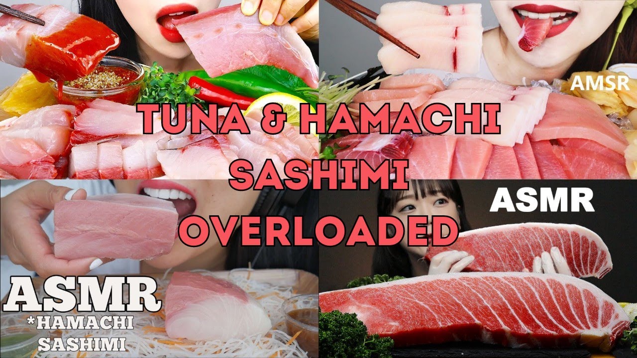 #tuna Best HAMACHI & TUNA Eating Mukbang ASMR Compilation ##eatingshow #asmrcompilation #hamachi ...