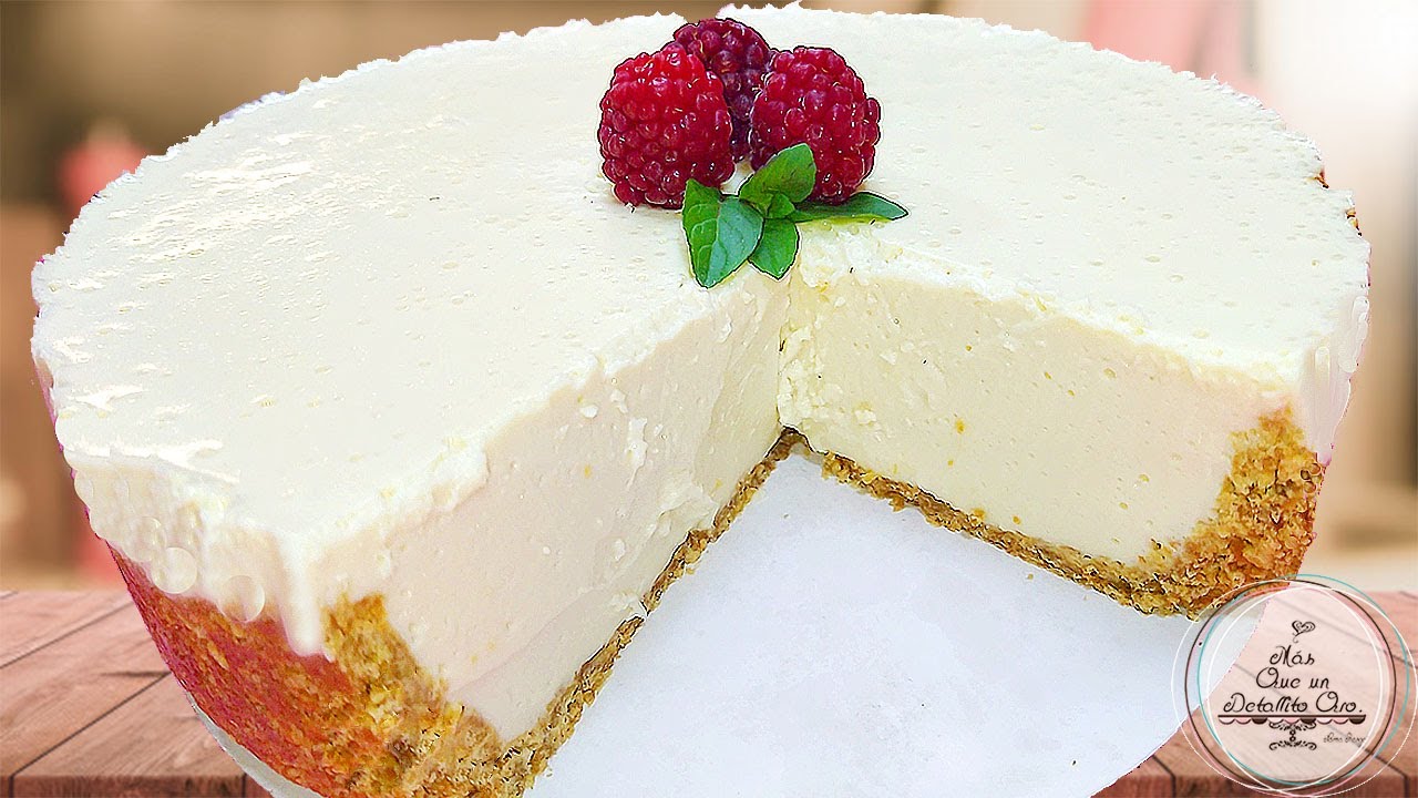 SIN HORNO ..!! PAY DE QUESO FRIO RECETA COMPLETA | NO BAKE CHEESECAKE ...