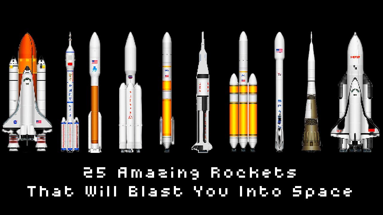 25 Amazing Rockets That Will Blast You Into Space Adventure! Part 1 | 8 ...
