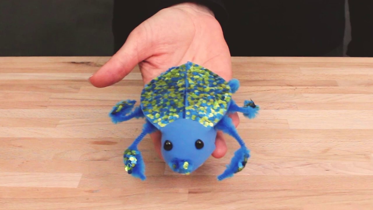 How to make a beetle with Silk Clay (unboxing DIY kit - Beanie the ...