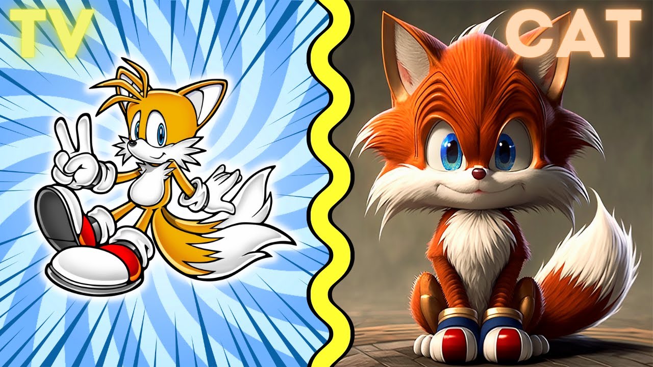 🐱 SONIC the Hedgehog CHARACTERS as CATS 2023 - YouTube