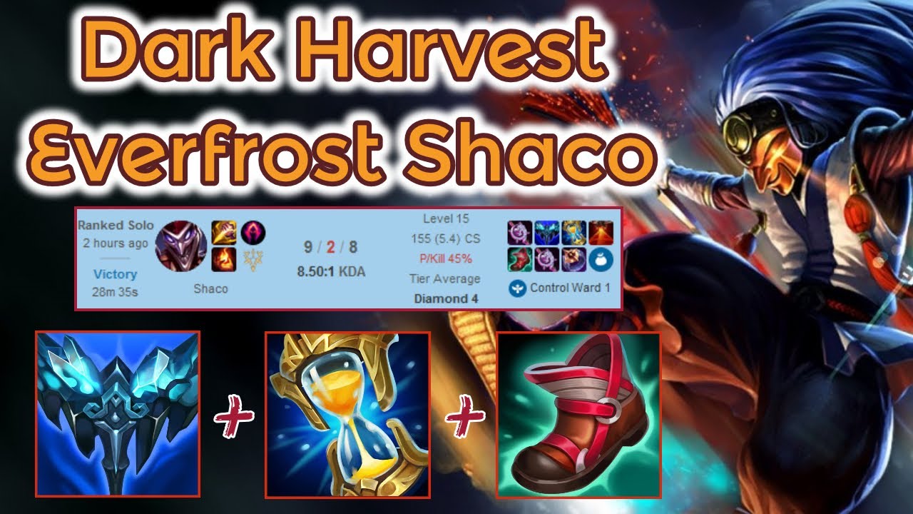 Everfrost Dark Harvest Shaco - Road to Master S12 [League of Legends ...