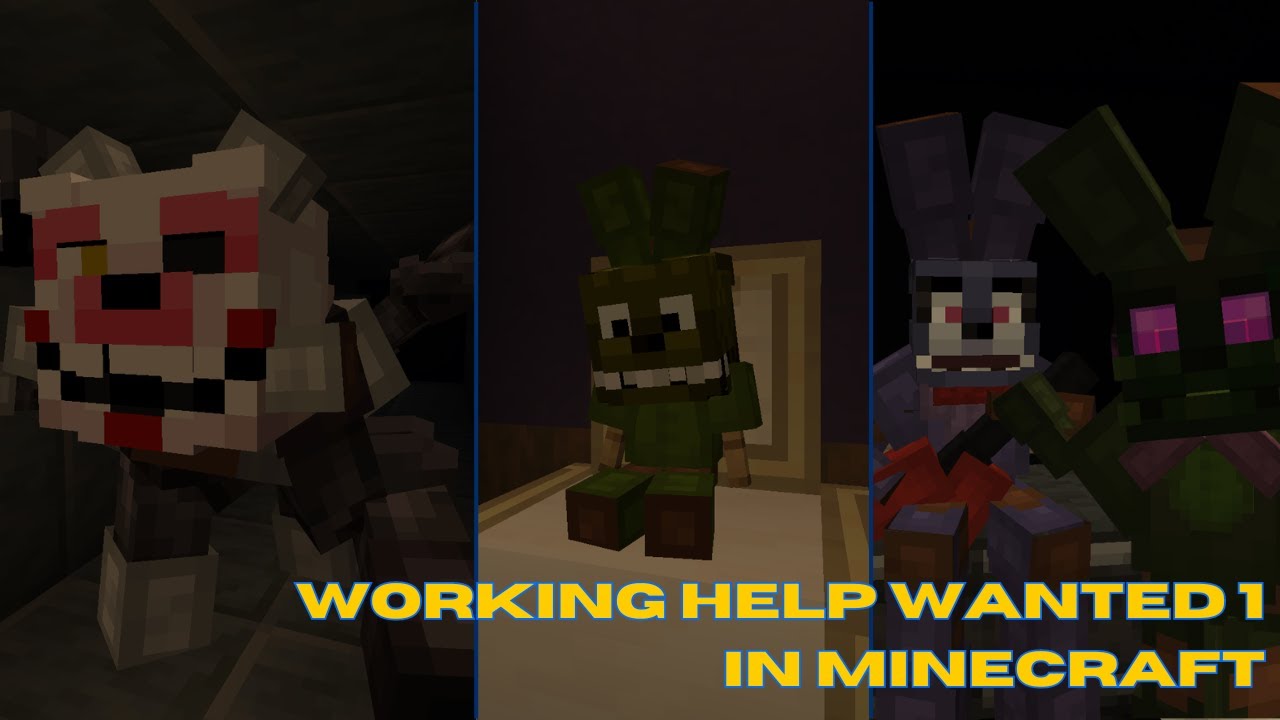 Working Help Wanted 1 in Minecraft (No Mods) - YouTube