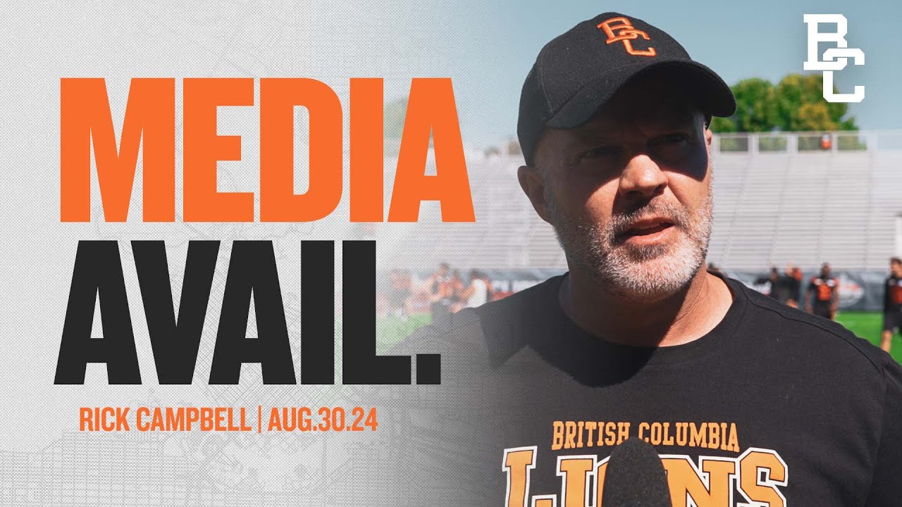 Coach Rick Campbell "[Betts] is going to play" | Post-Practice | Aug 30.24 - YouTube