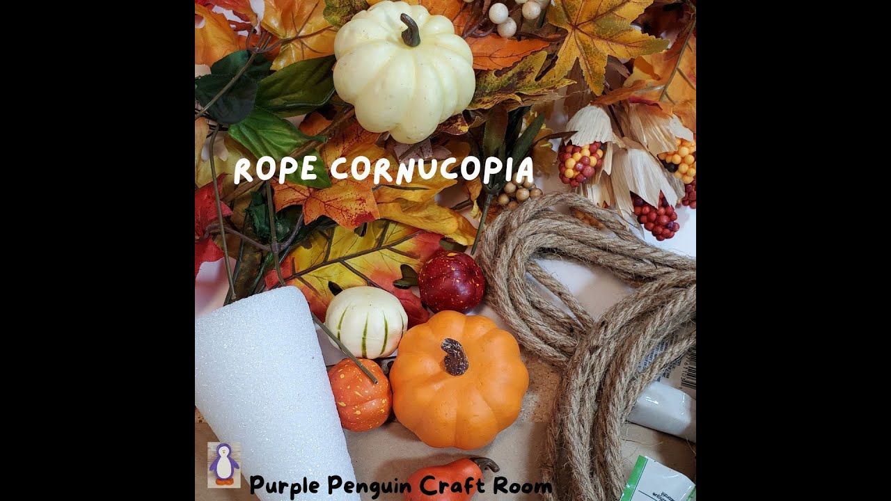 Rope Cornucopia how to. [DIY crafting fun] - YouTube
