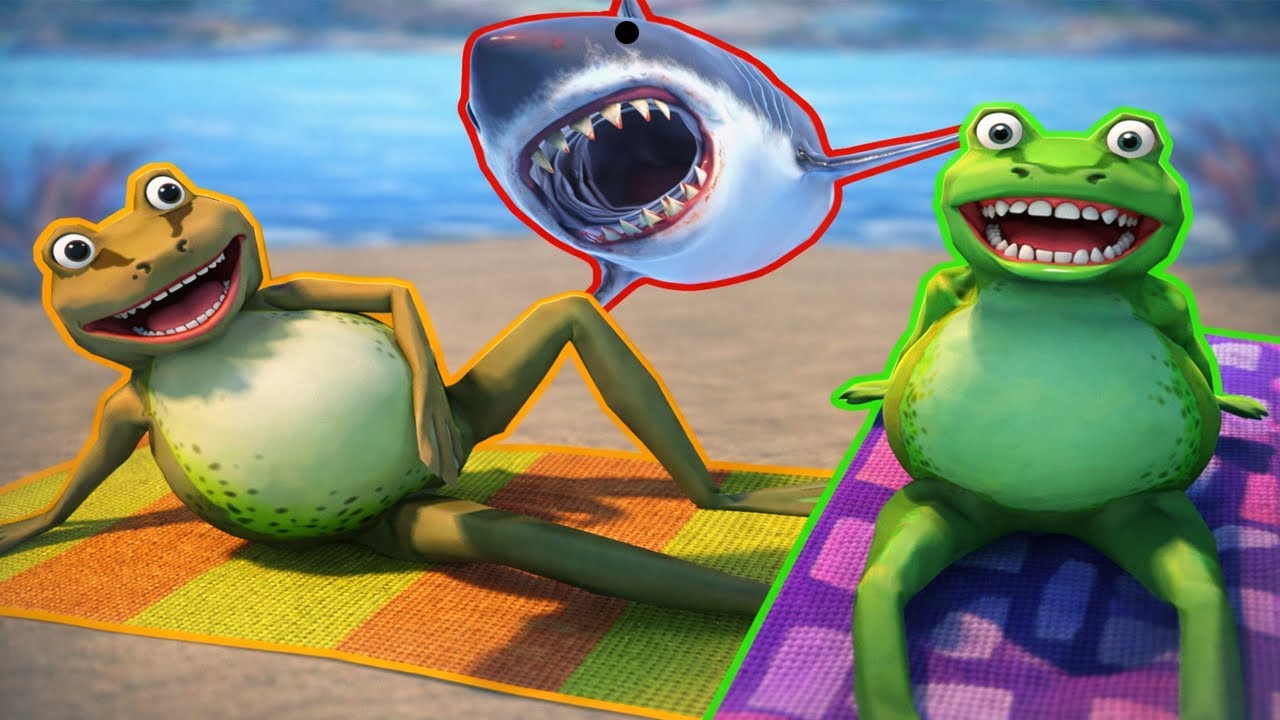 Crazy Day at the Beach! Amazing Frog 37 - YouTube