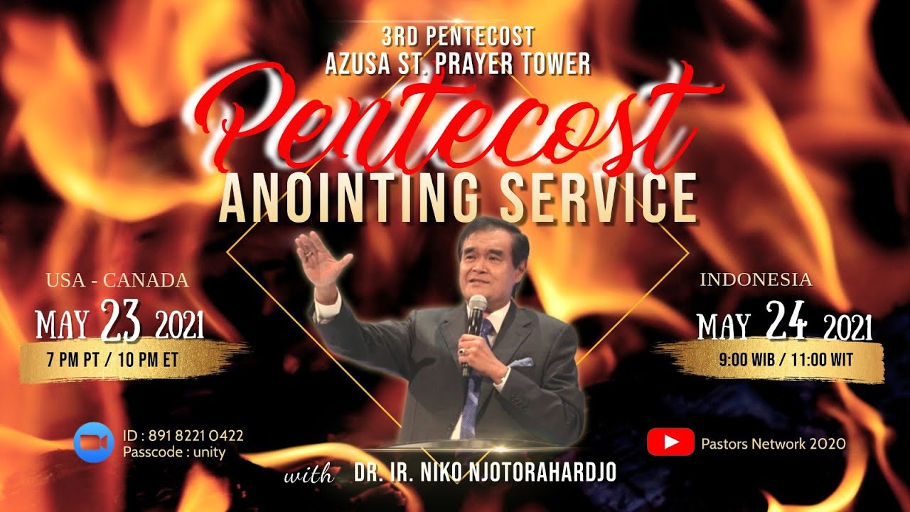 Pentecost Anointing Service-May 2021 - YouTube