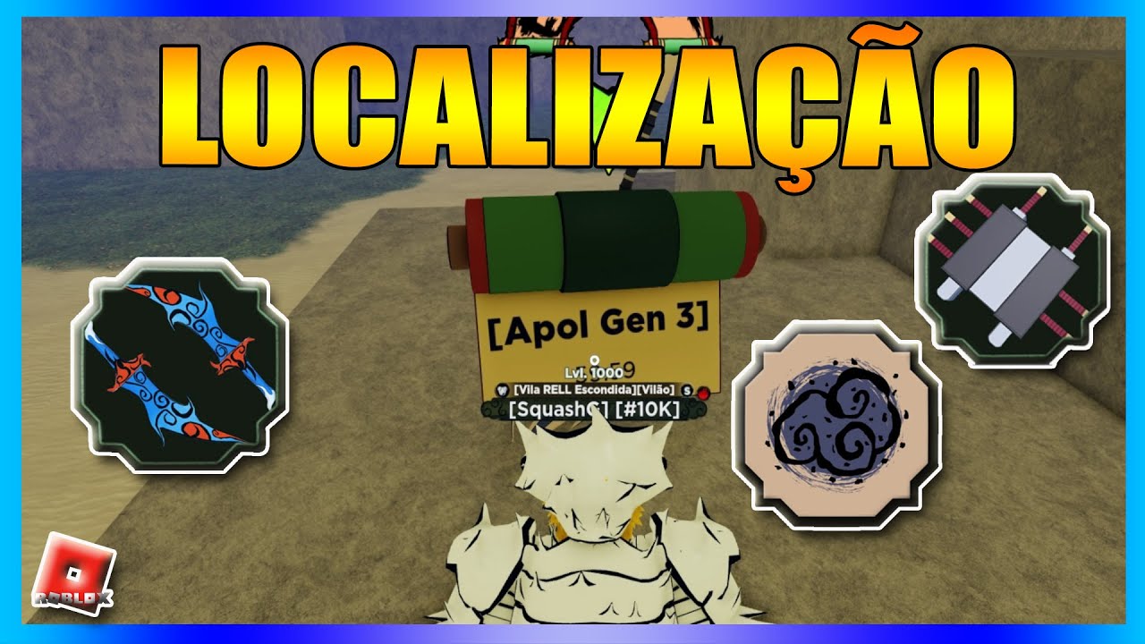 LOCALIZAÇÃO dos NOVOS ITENS APOL-SAND, MARU DRAGGERS e SL2 ACROBAT ...