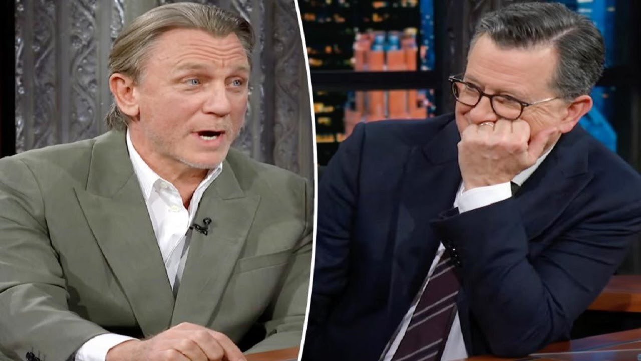 Daniel Craig calls out Stephen Colbert on live TV for mispronouncing ...