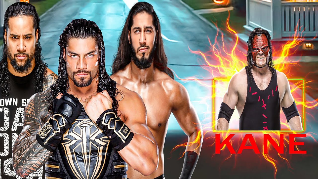 Jimmy Uso Roman Reings Mustafa Ali VS Team Kane WWE WK23 | Rolex Gaming ...