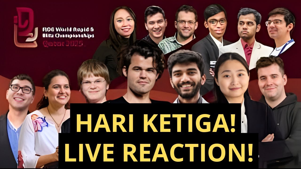 LIVE REACTION FIDE WORLD RAPID AND BLITZ 2025 - YouTube