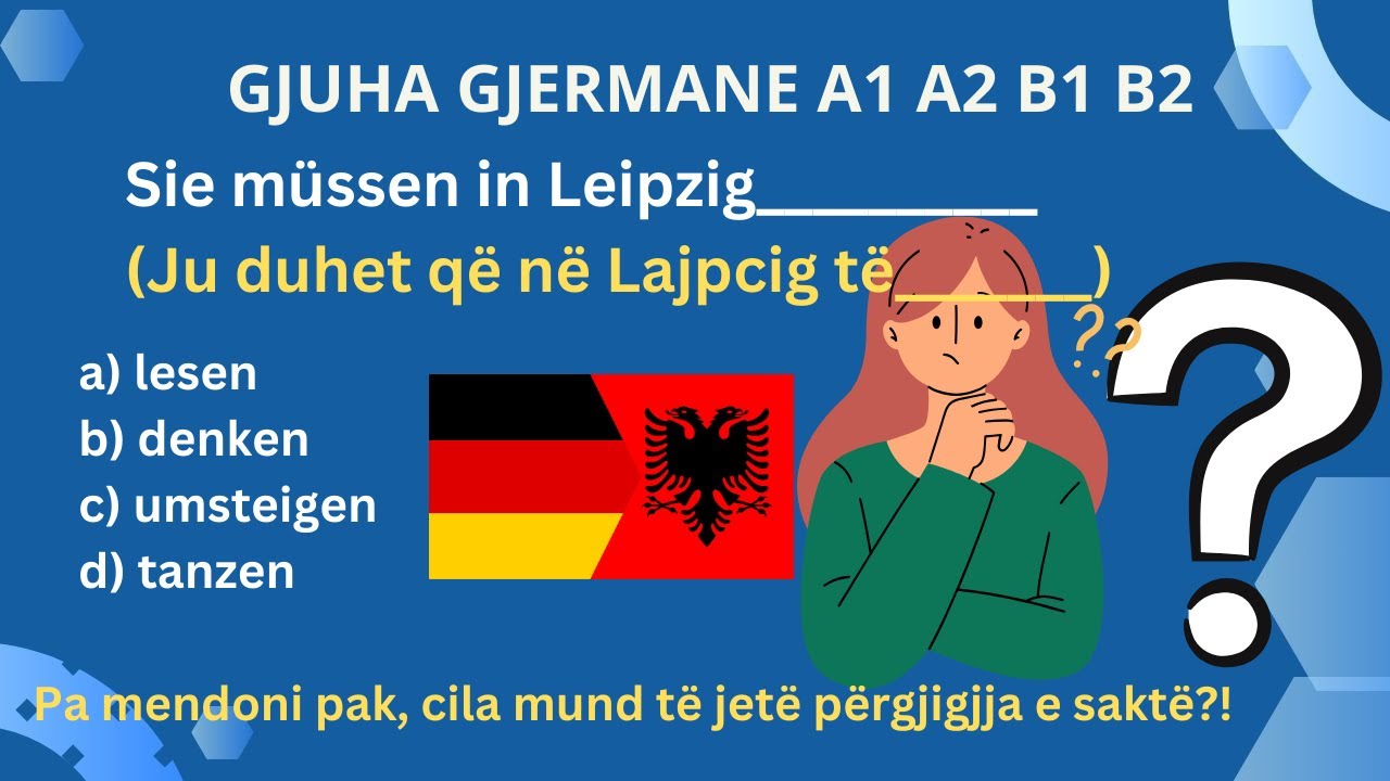 Meso Gjermanisht dheTesto Gjuhen Gjermane A1 A2 B1 B2 Pjesa 2 - YouTube