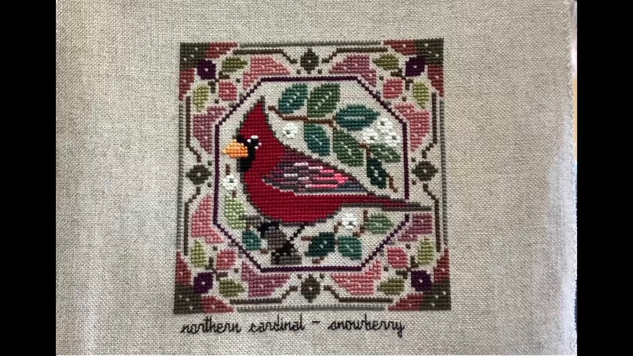 Flosstube #52 - A Lot of Stitching on a Few Projects - YouTube