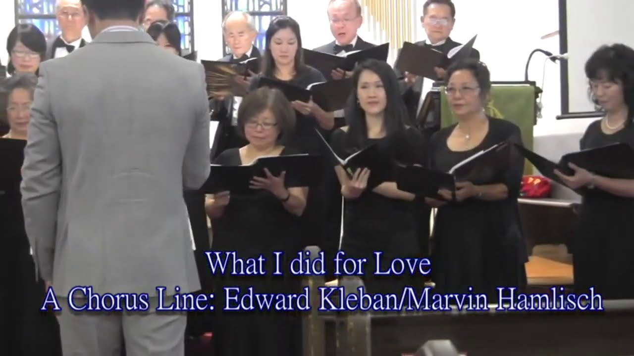 New York Formosa Chorus - What I did for Love (A Chorus Line: Edward ...