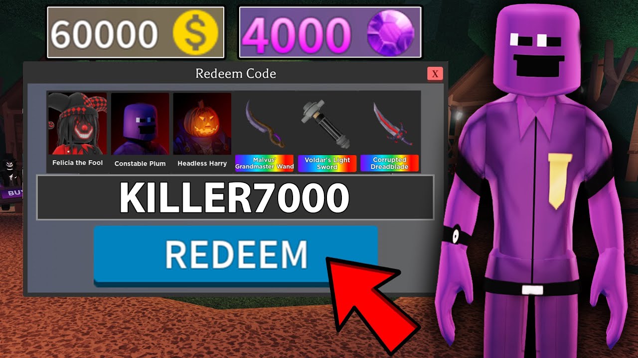 Survive the Killer (SEPTEMBER) CODES *UPDATE!* ALL NEW ROBLOX Survive ...